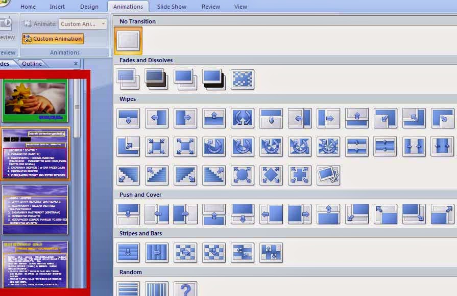 Tutorial Cara Membuat Animasi Slide Show di Microsoft Office Power ...