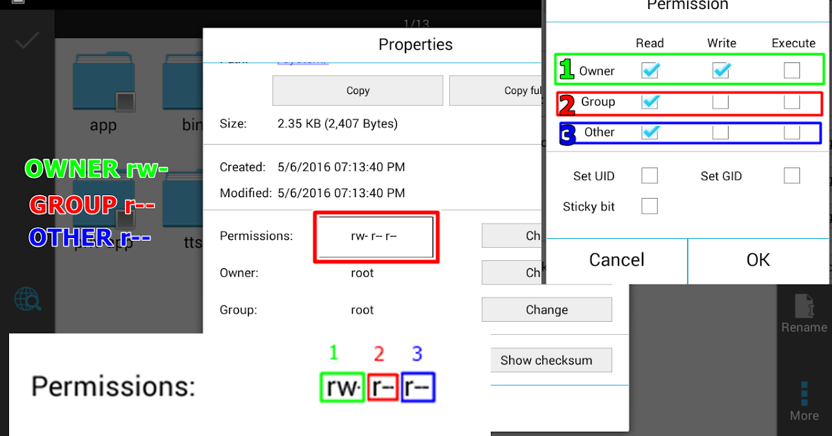apa itu Permissions RWXRWXRWX atau Permisions RWX-RWX-RWX ? | Andre4Share