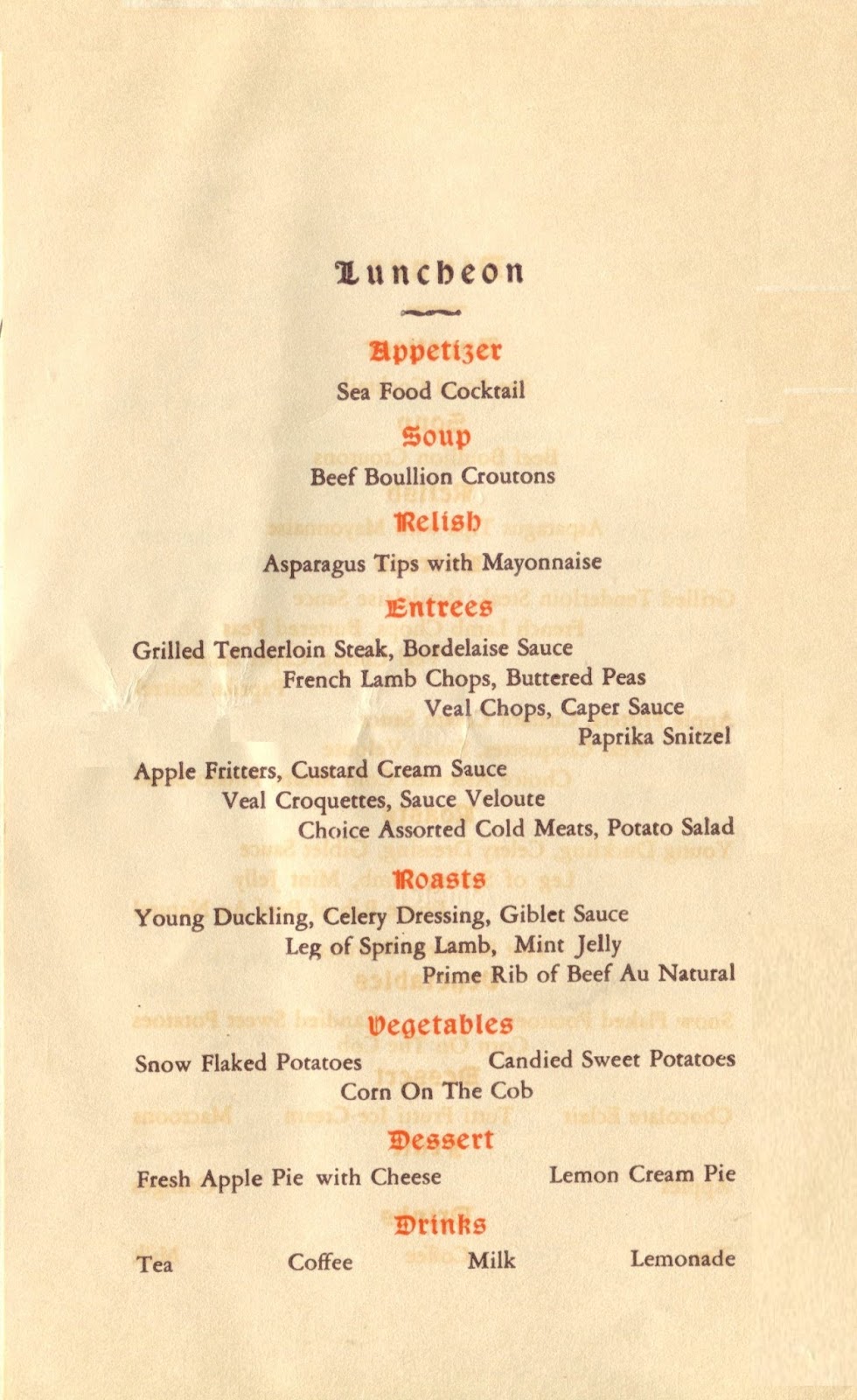 The American Menu: The Halcyon Days of San Quentin