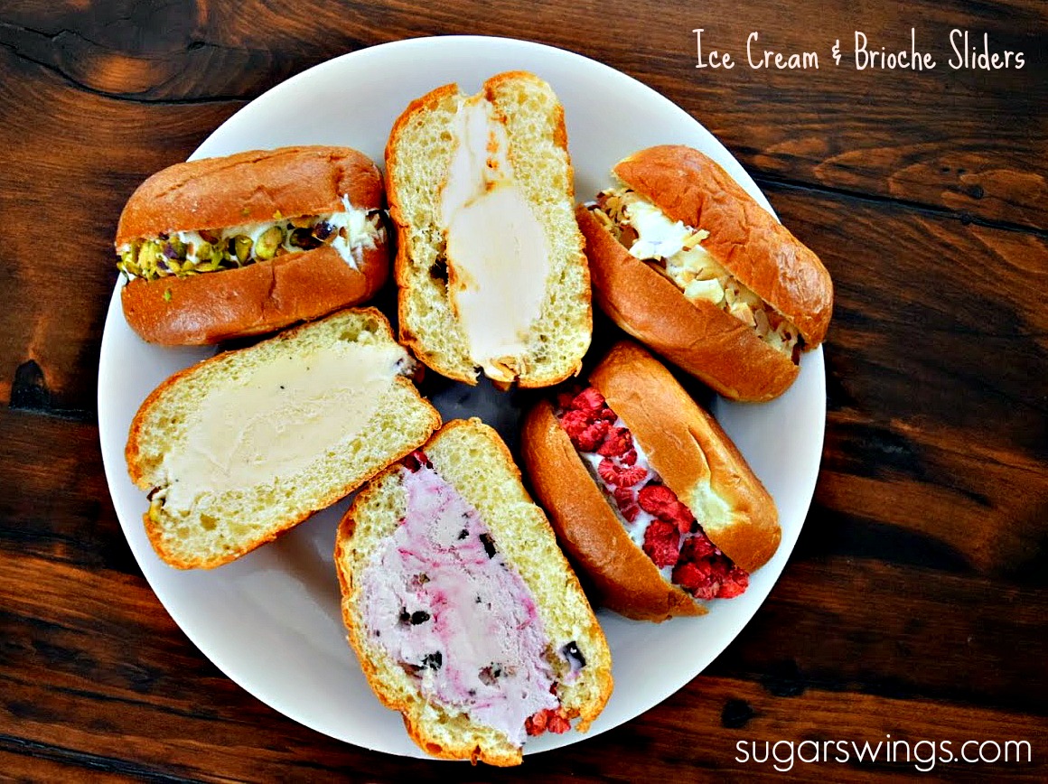 Sugar Swings! Serve Some: Brioche Ice Cream Sandwich Sliders