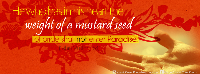 Islamic Cover photos: Pride- Hadith- Islamic Cover Photo