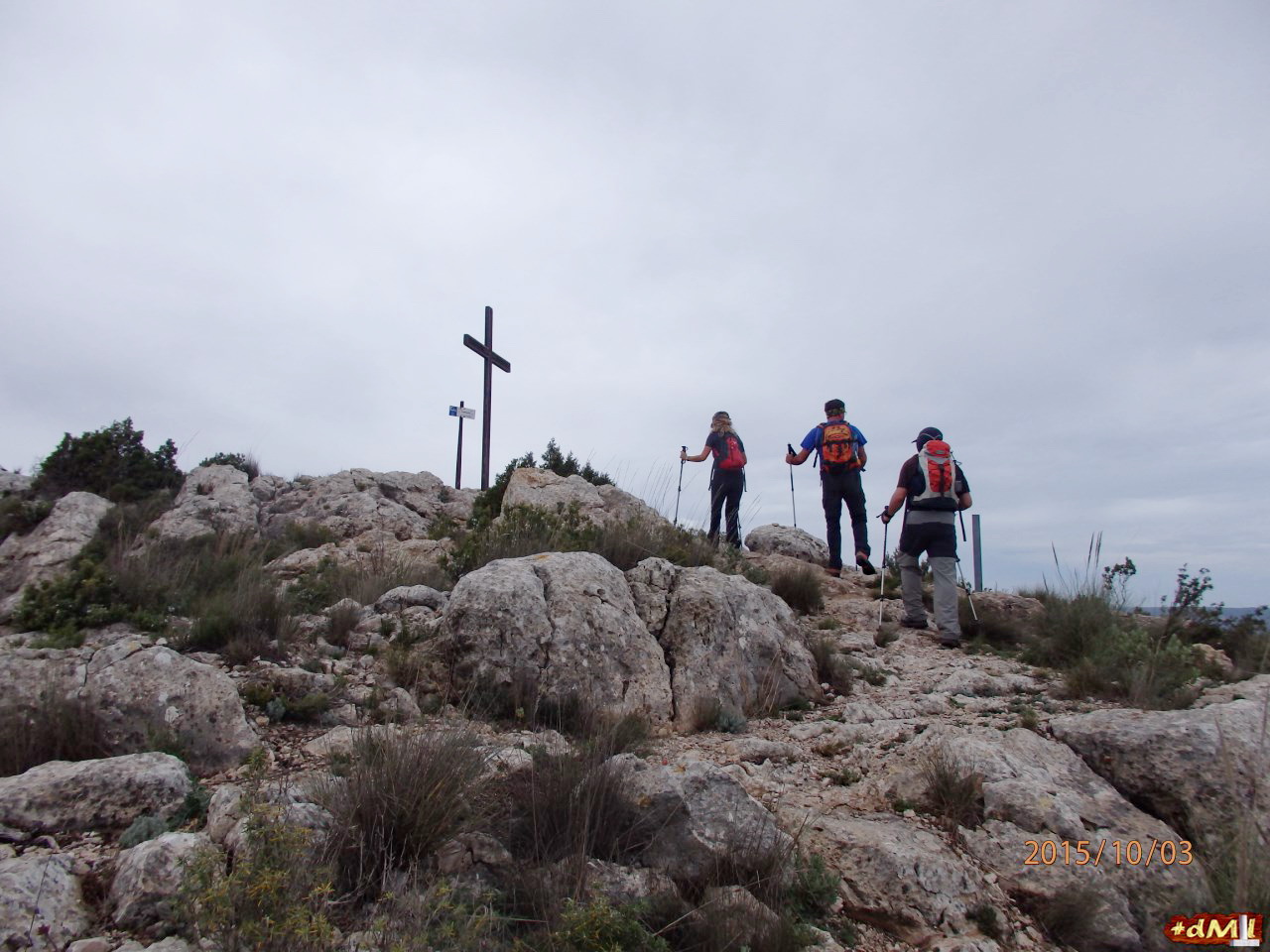 2015 - 10 Vertice geodésico La Silla y el Caporutxo / A+ 895 m / 15,39 ...
