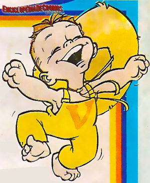 Enciclopédia de Cromos: Passatempo Miluvit - Vitinho