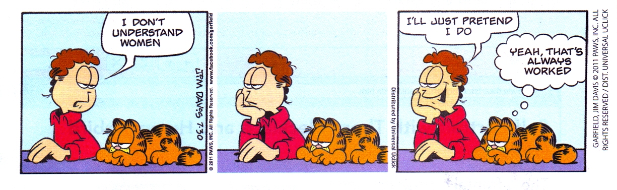 English Activities : Atividades com tirinhas do Garfield em inglês