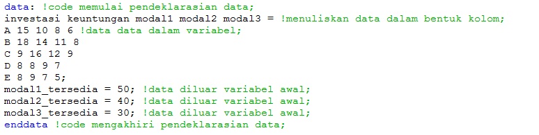 Penyelesaian Masalah Binary Integer Linear Programming dengan software ...
