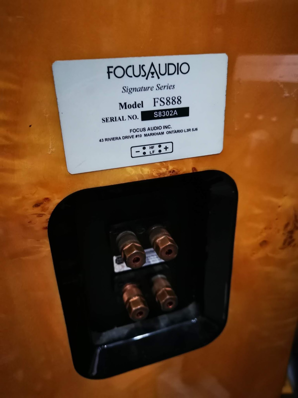 Happy Audio Visual: Focus audio fs-888 speaker for sale (used) sold