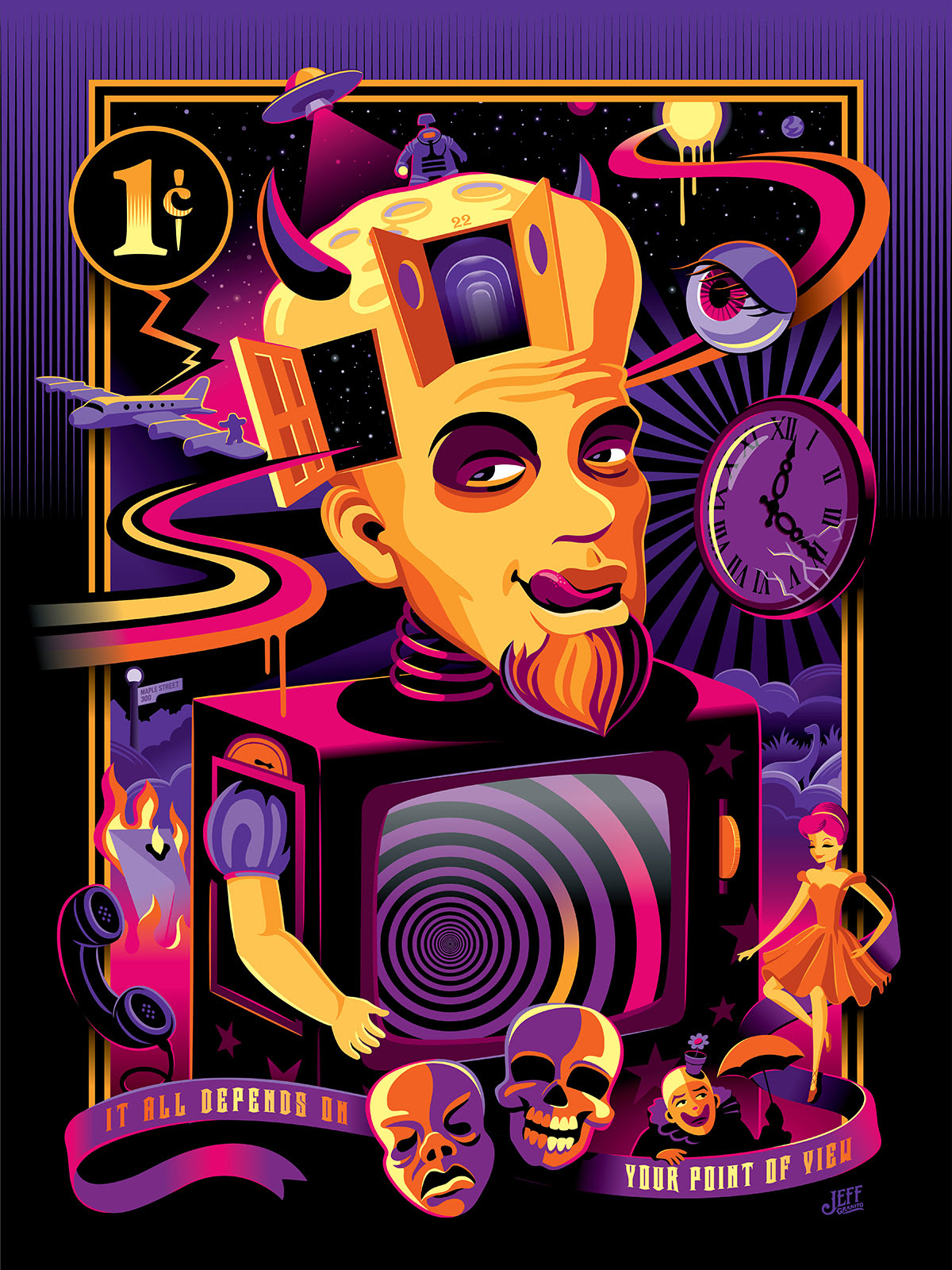 INSIDE THE ROCK POSTER FRAME BLOG: Jeff Granito's New Twilight Zone ...