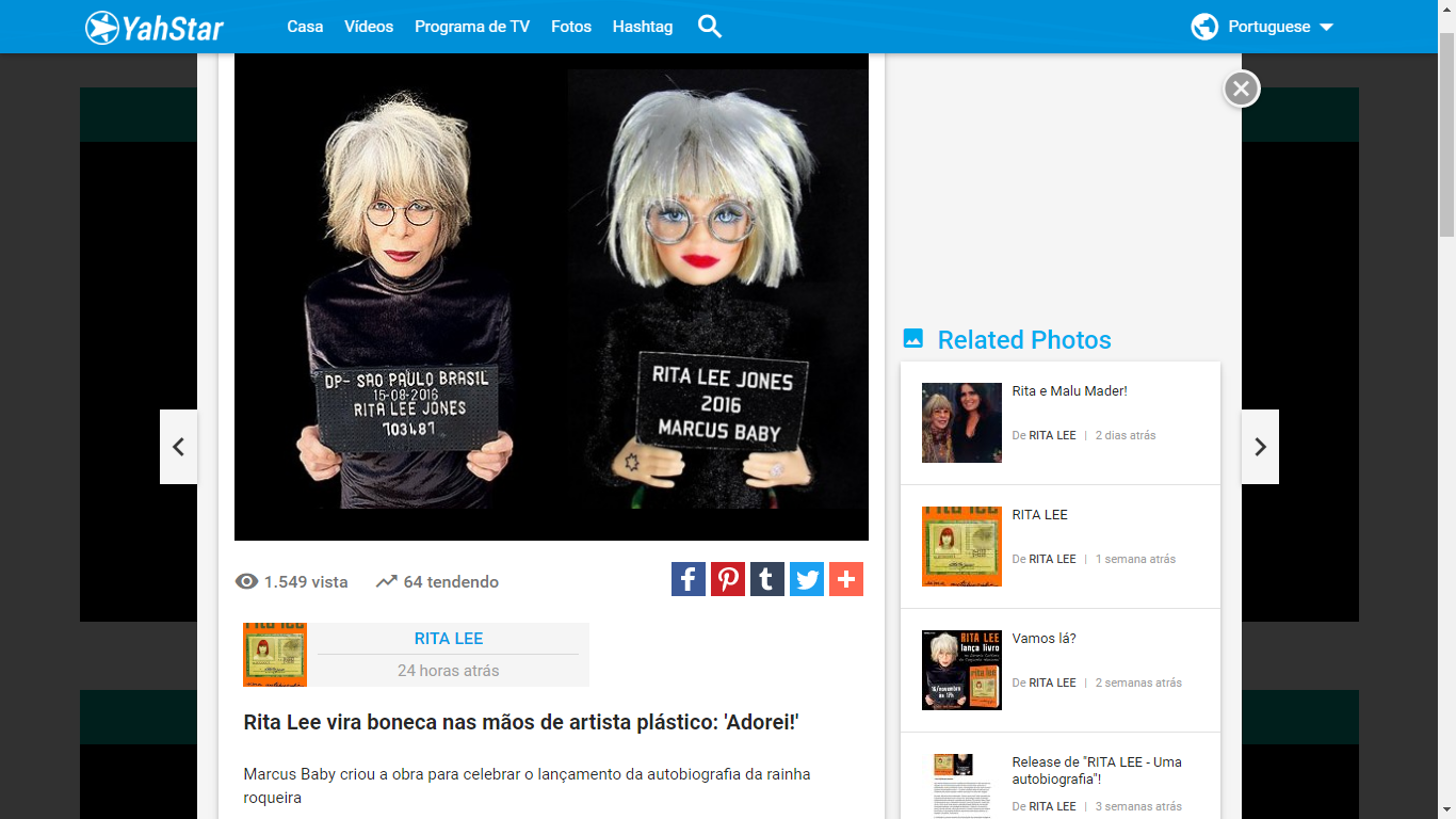 BONECOS DO BABY: O sucesso da nova boneca da Rita Lee de Marcus Baby