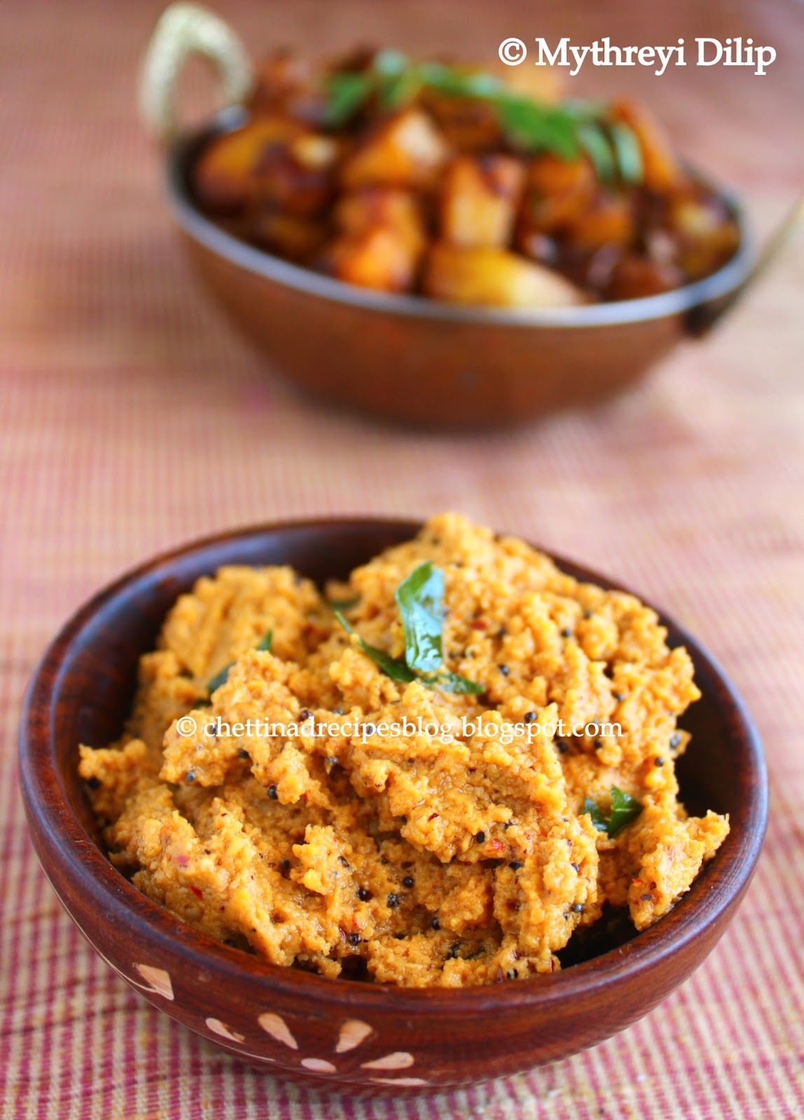 Chettinad Thengai Thuvayal - Coconut Thogayal - Chettinad Recipes