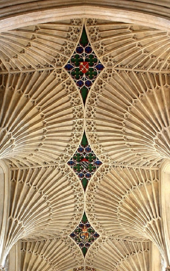 ZEPHYRINUS.: The Fan Vaulting In Bath Abbey.