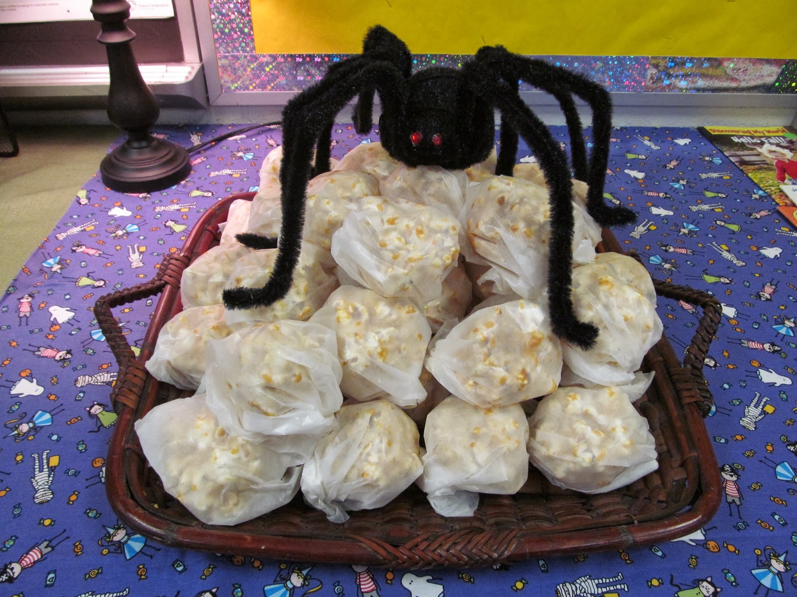 2 Happy Teachers: A Very Busy Spider Has Laid Her Eggs!