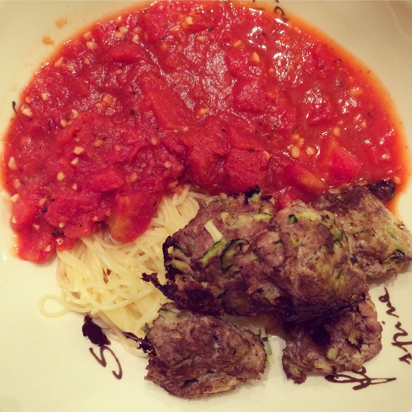 the claire with red hair: venison, zucchini and ricotta meatballs recipe