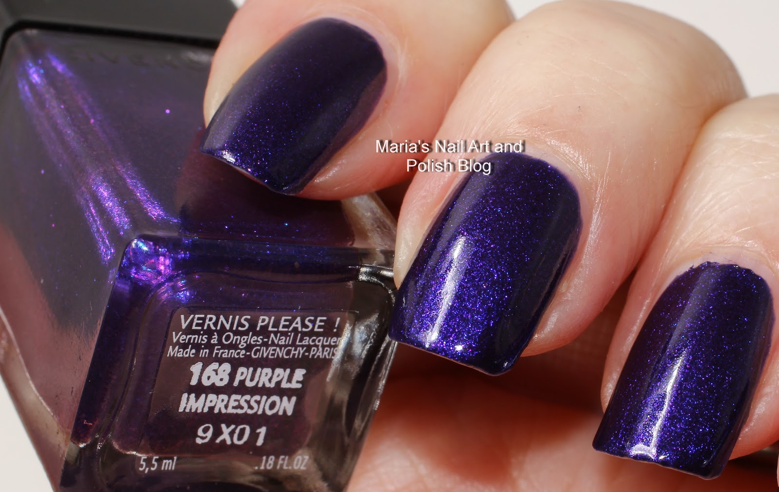 Marias Nail Art and Polish Blog: Givenchy Purple Impression swatches ...