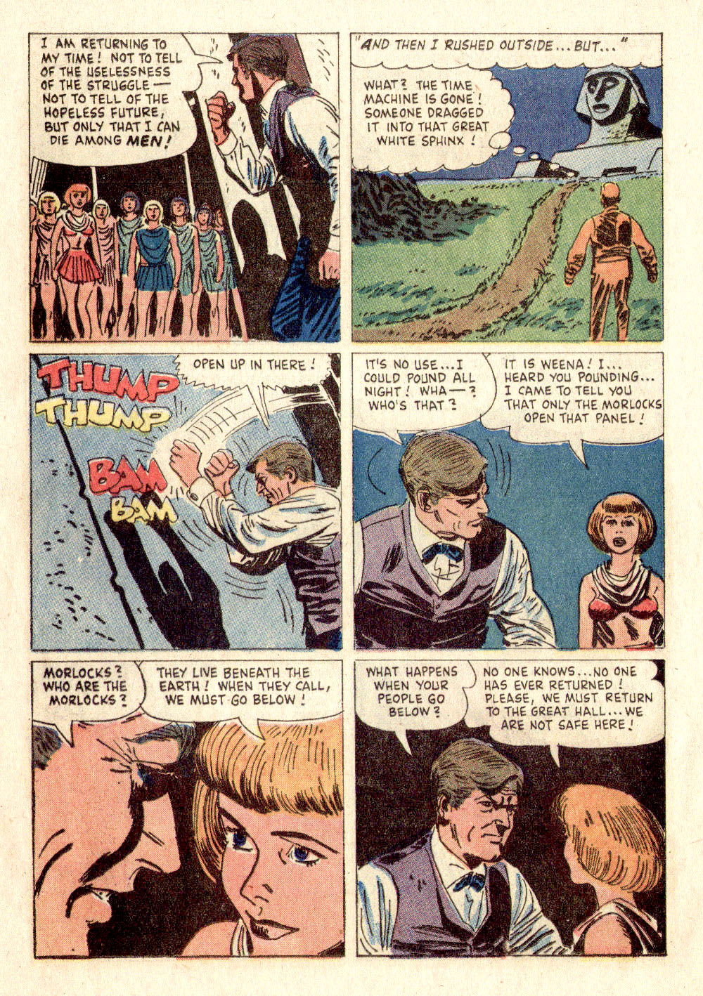 The ALEX TOTH archives: TOTH - FOUR COLOR COMICS 1085 The Time Machine ...