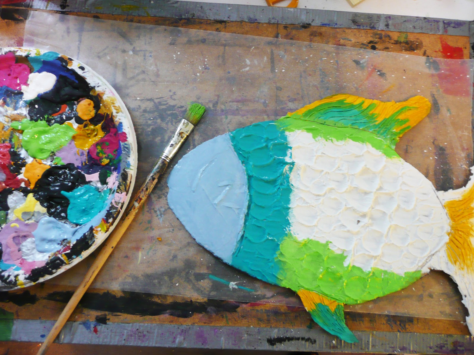 that artist woman: How to Make a Rainbow Fish