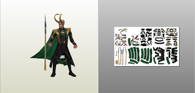 Papercraft Loki - Unfold Brazil