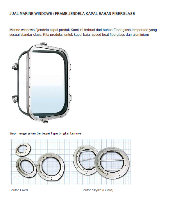 I am Oscar, This is my Blog: JUAL DAN MEMBUAT JENDELA KAPAL BAHAN ...