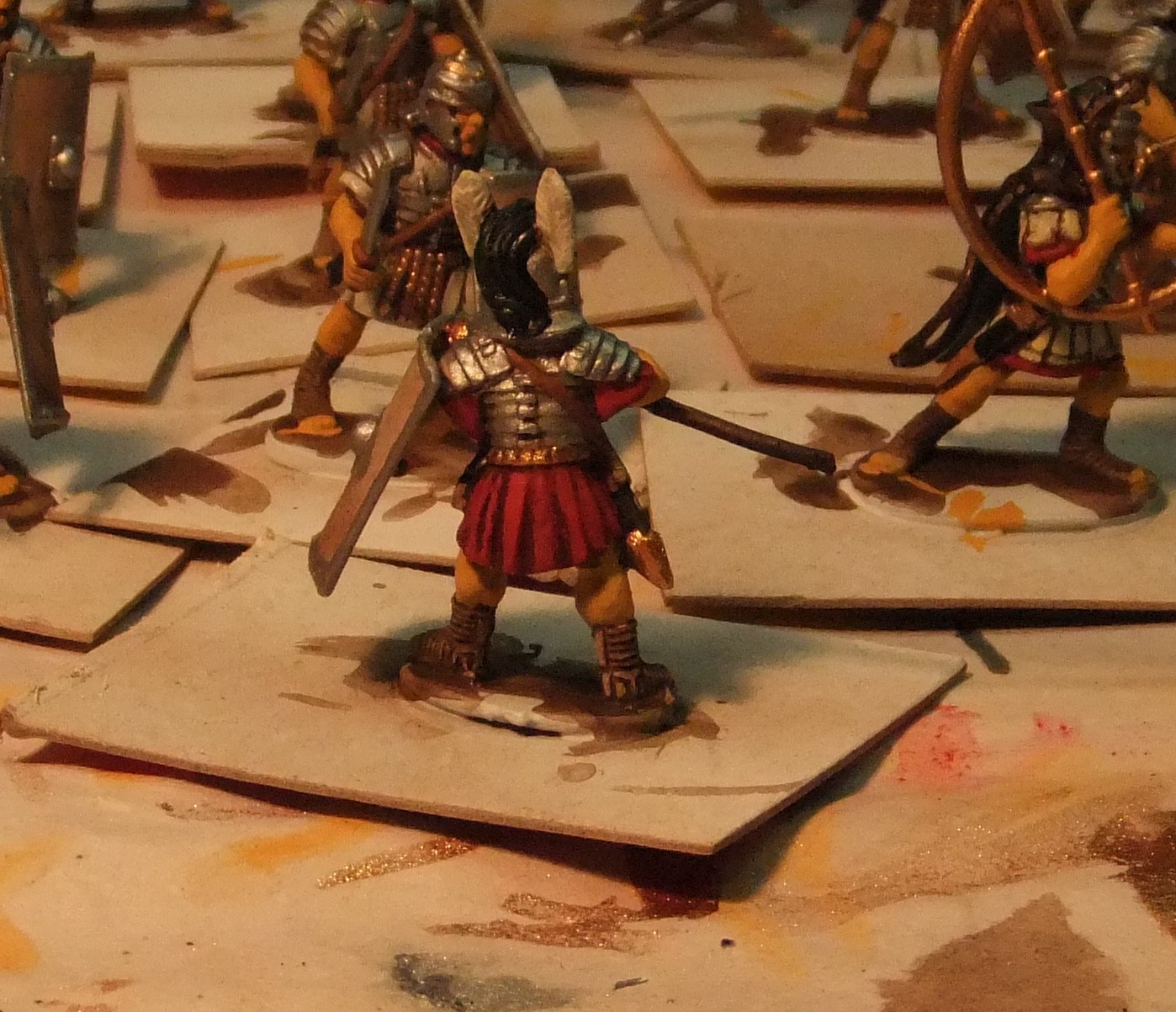 Rabbits In My Basement: Painting Warlord's Plastic Roman Legionaries