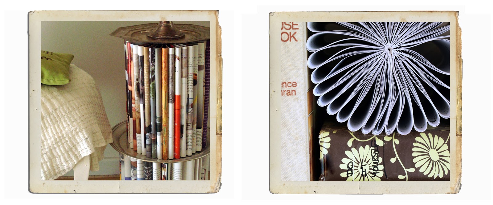 freshlyfound.com: Basic Barrel Roll - Book Fold Tutorial