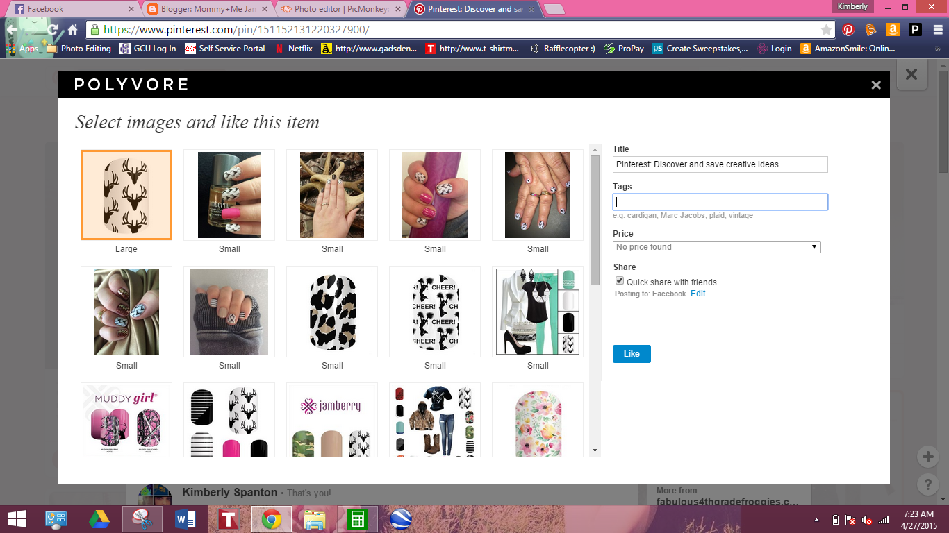 Mommy+Me Jamming On!: Polyvore Slide Photo Tutorial