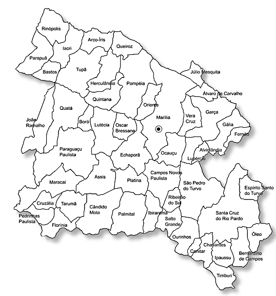 MAPAS: MUNICÍPIO DE MARÍLIA