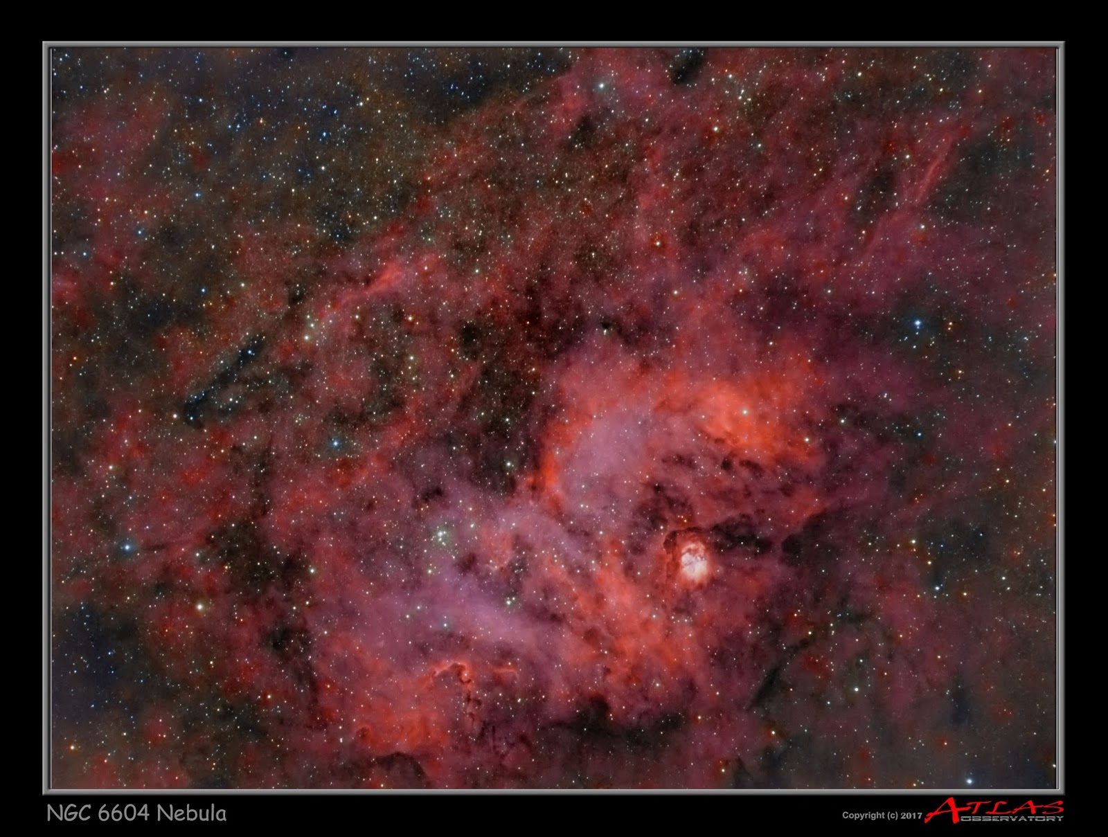 ATLAS OBSERVATORY : NGC 6604 Nebula