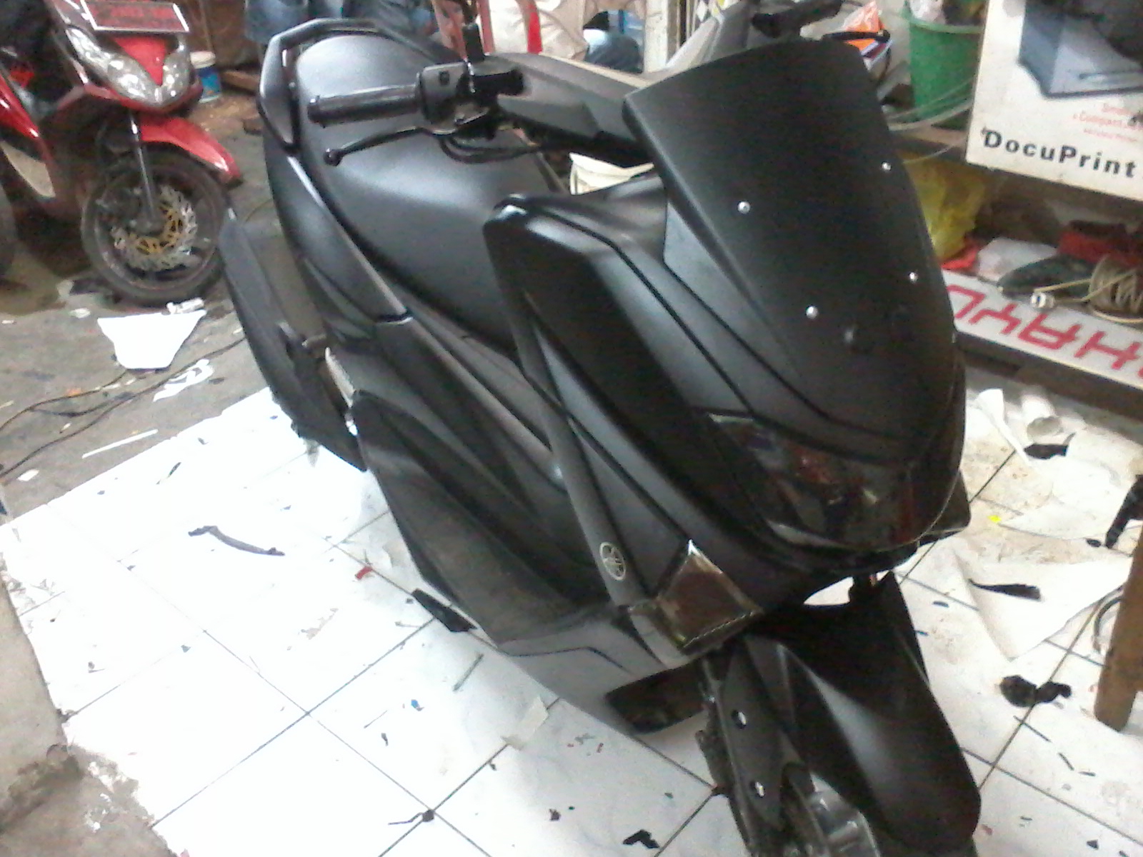 GD1 Goday Sticker - Wraps Modified: Wrapping Full Yamaha N-Max, Black ...