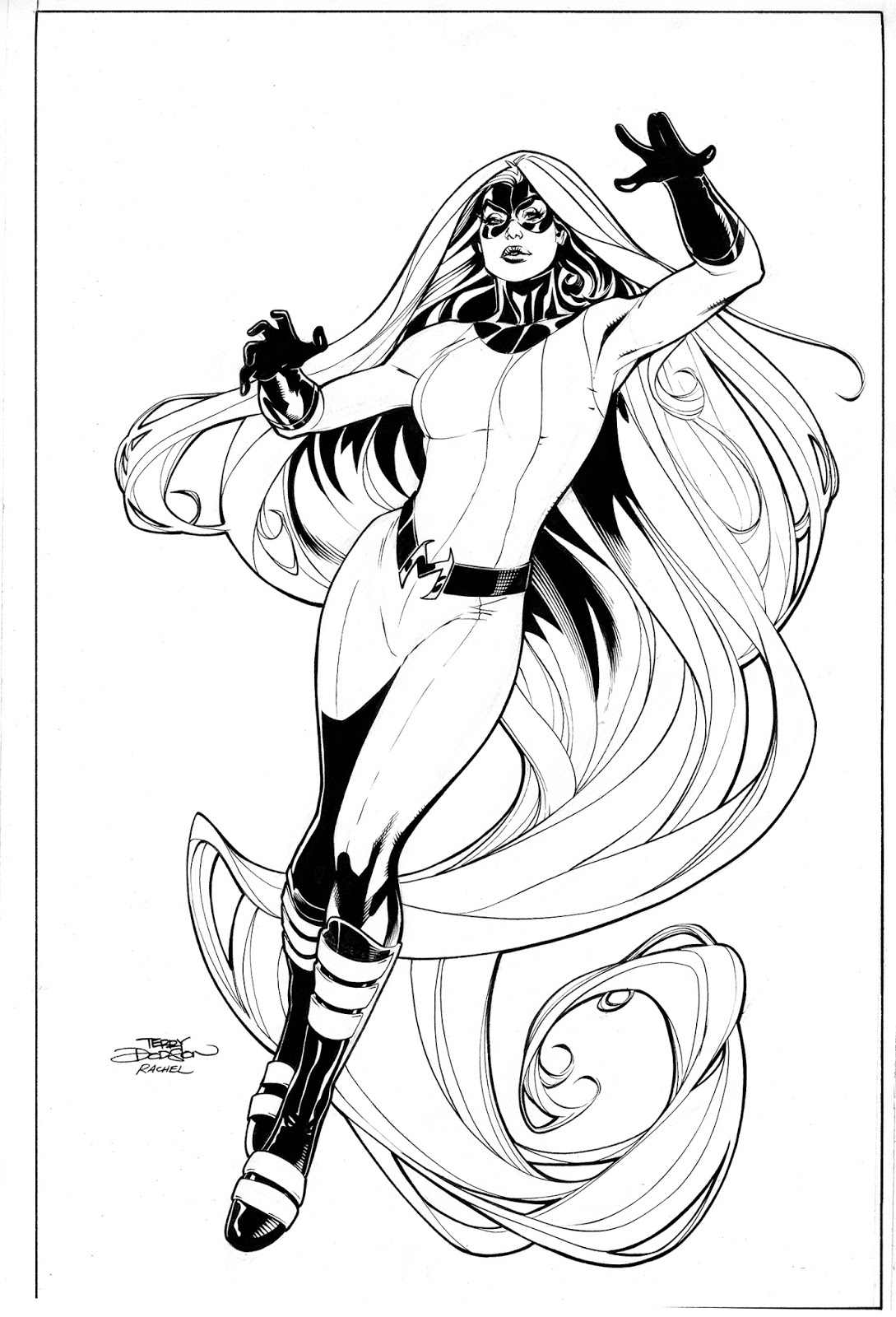 The Bombshellter: Medusa Inhumans Vs X-Men #5 Cover Step by Step Part 2 ... The Bombshellter: Medusa Inhumans Vs X-Men #5 Cover Step by Step Part 2 ...