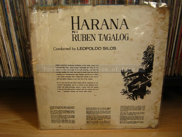 My OPM LP Collection: Ruben Tagalog