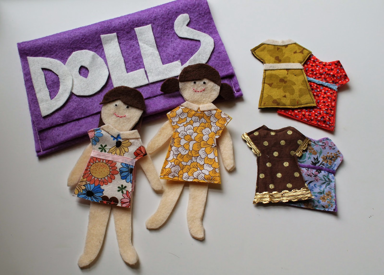 shellmo: Felt Paper Dolls