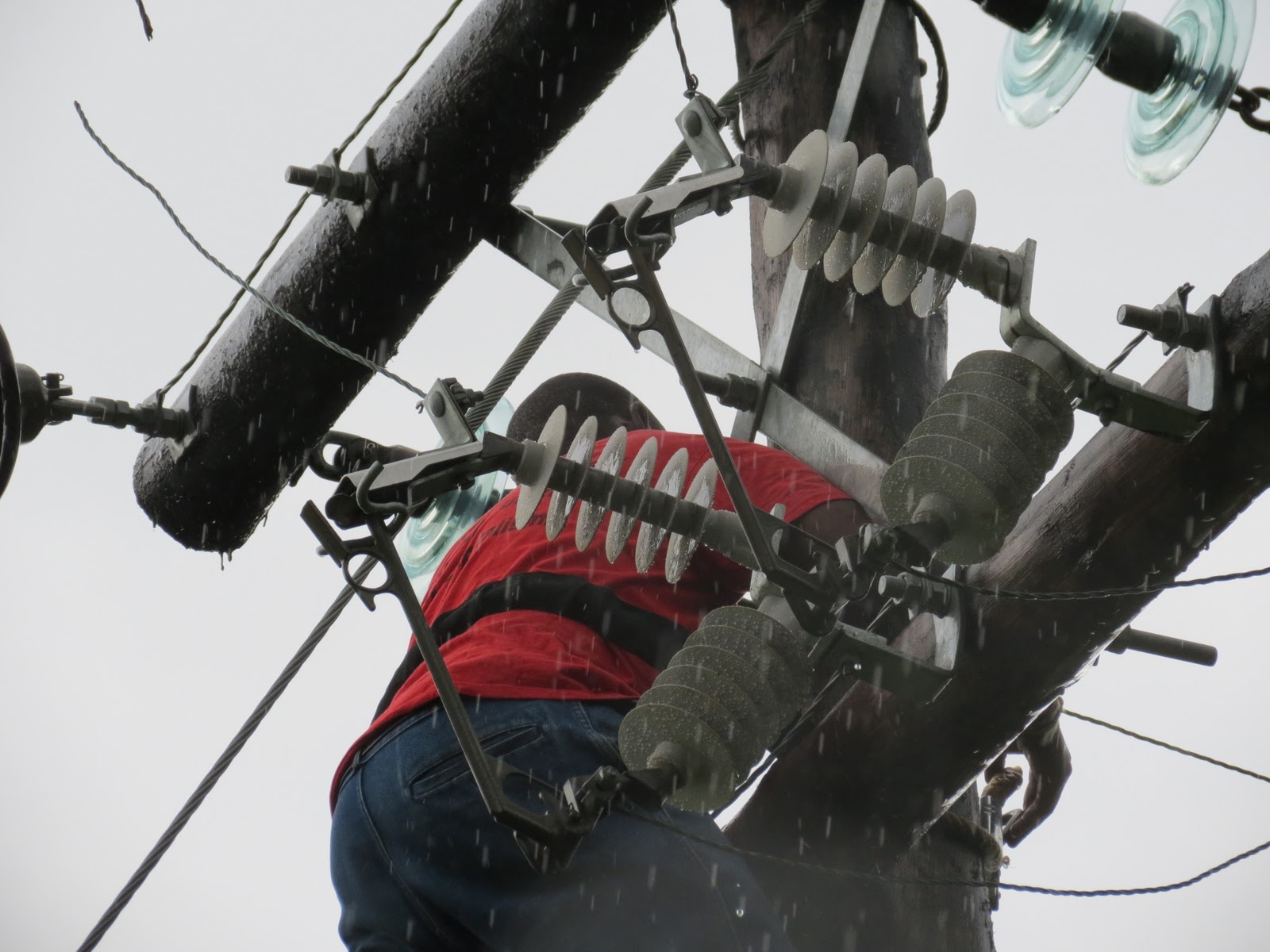 drakensview: Electrical storm & heavy rain.