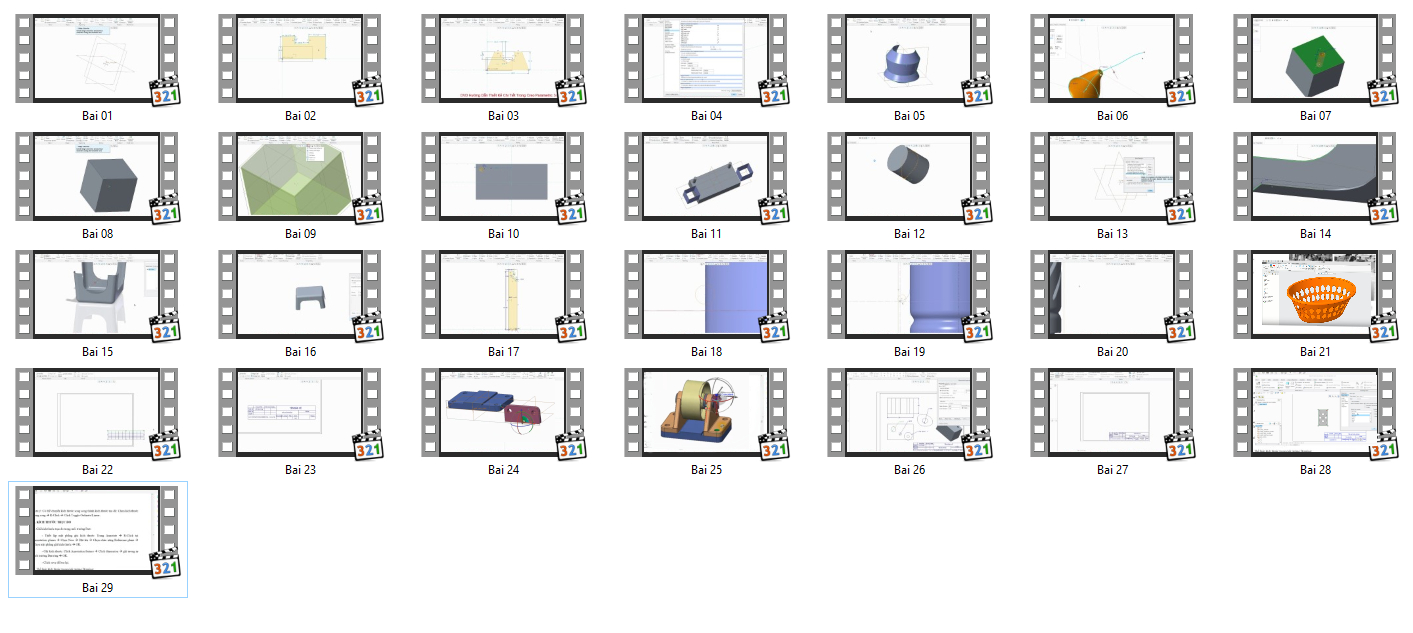 Trọn Bộ 3 DVD Học Creo Parametric| Tai Lieu Creo Hay Nhat | Tu hoc Creo