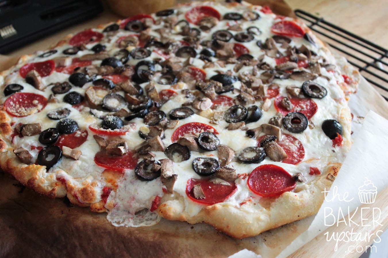 The Baker Upstairs: pizza, delicious pizza