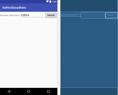 Indhiraaa: Dasar Layouting Pada Android Studio