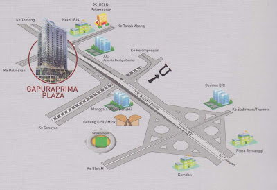 Apartment & Office GP Plaza Gatot Subroto: LOCATION