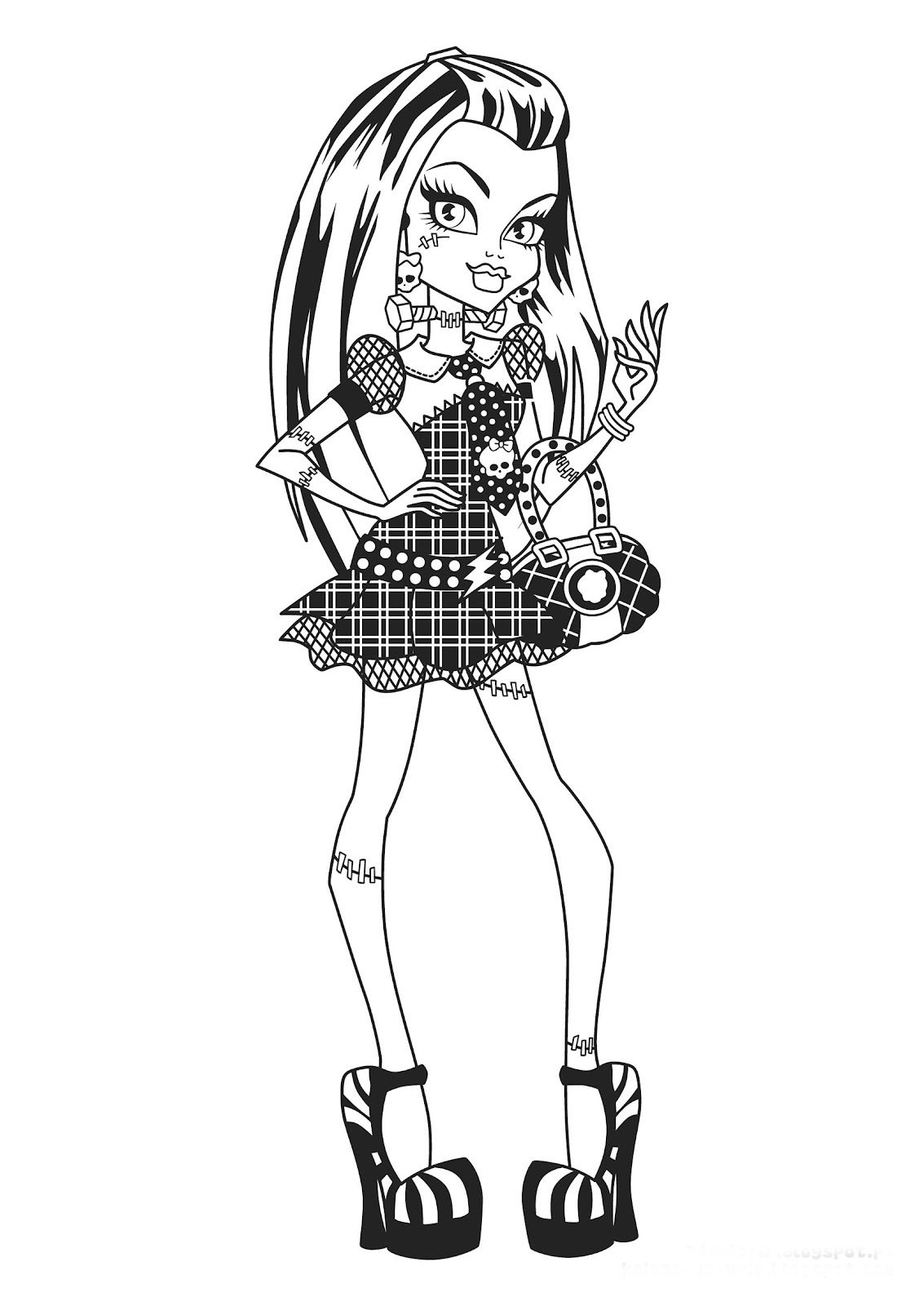 Pintar é divertido - Desenhos para colorir: Monster High