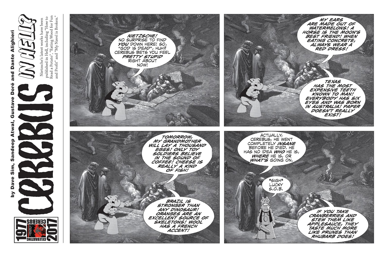 A MOMENT OF CEREBUS: "Cerebus In Hell?" - Comic Strip #3