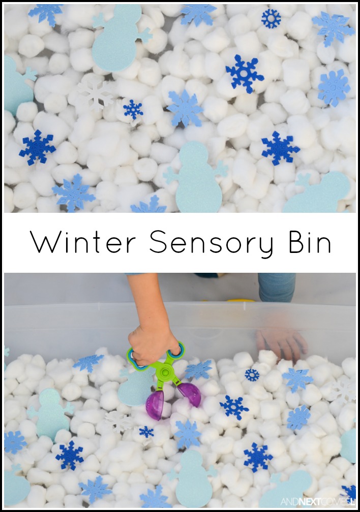 Winter Sensory Bin And Next Comes L winter-sensory-bin-and-next-comes-l