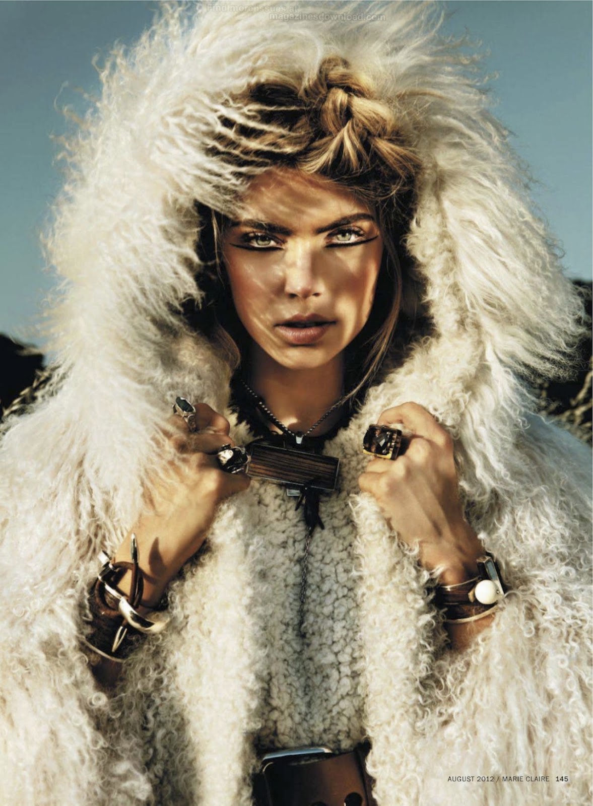 into the wild: emily senko by rennio maifredi for us marie claire ...