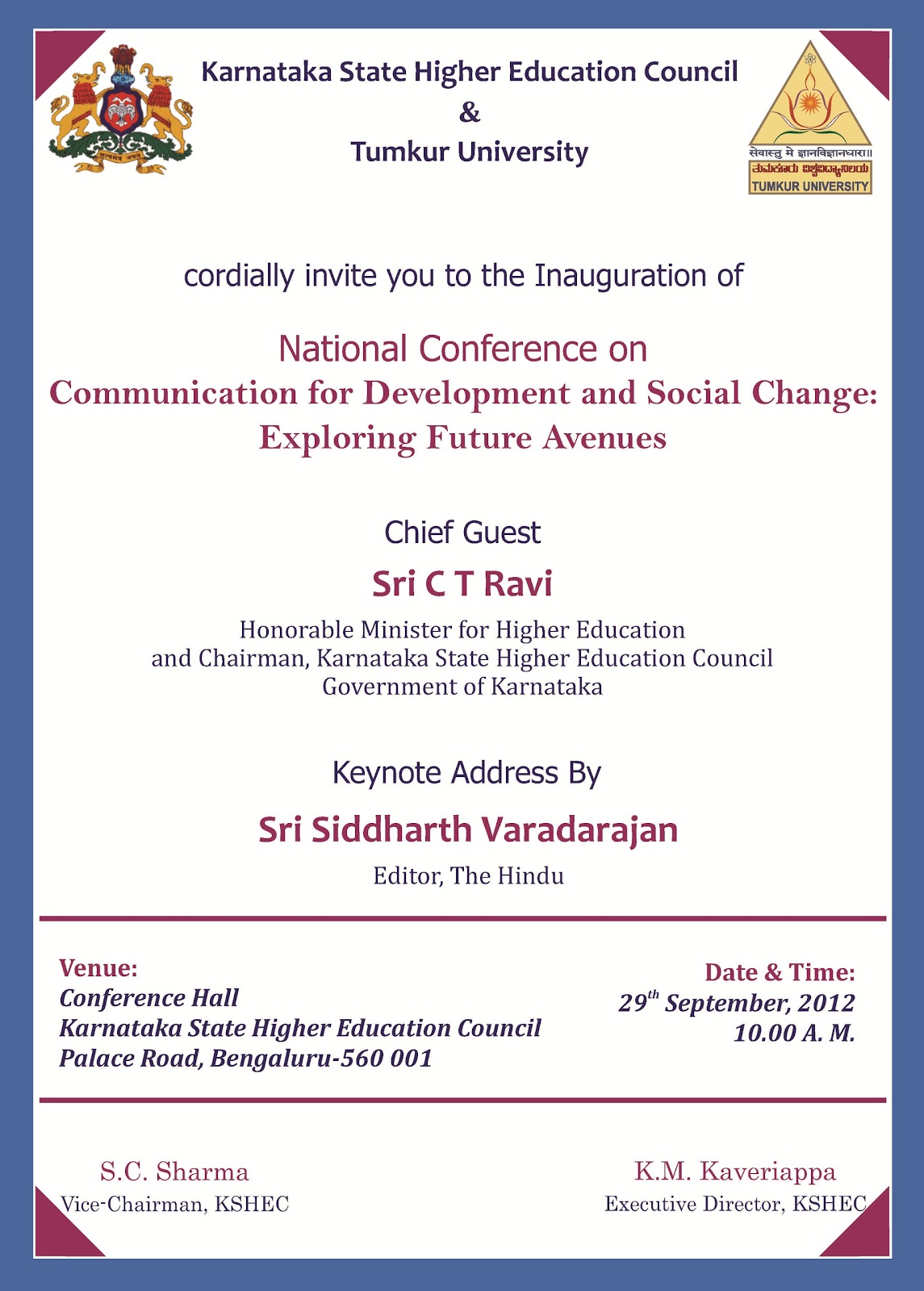 Department of Journalism, University College of Arts, Tumkur: National ...