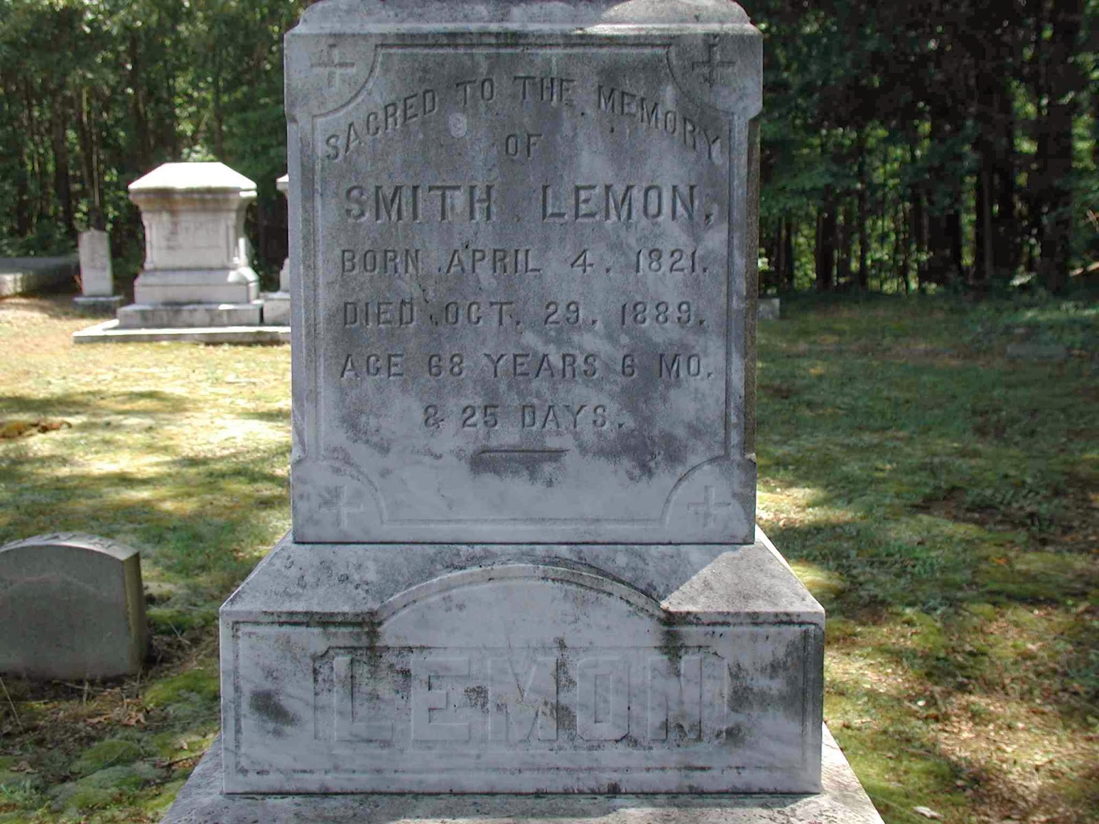 Some Lemon Family History: Smith Lemon & Sarah Amanda Anderson