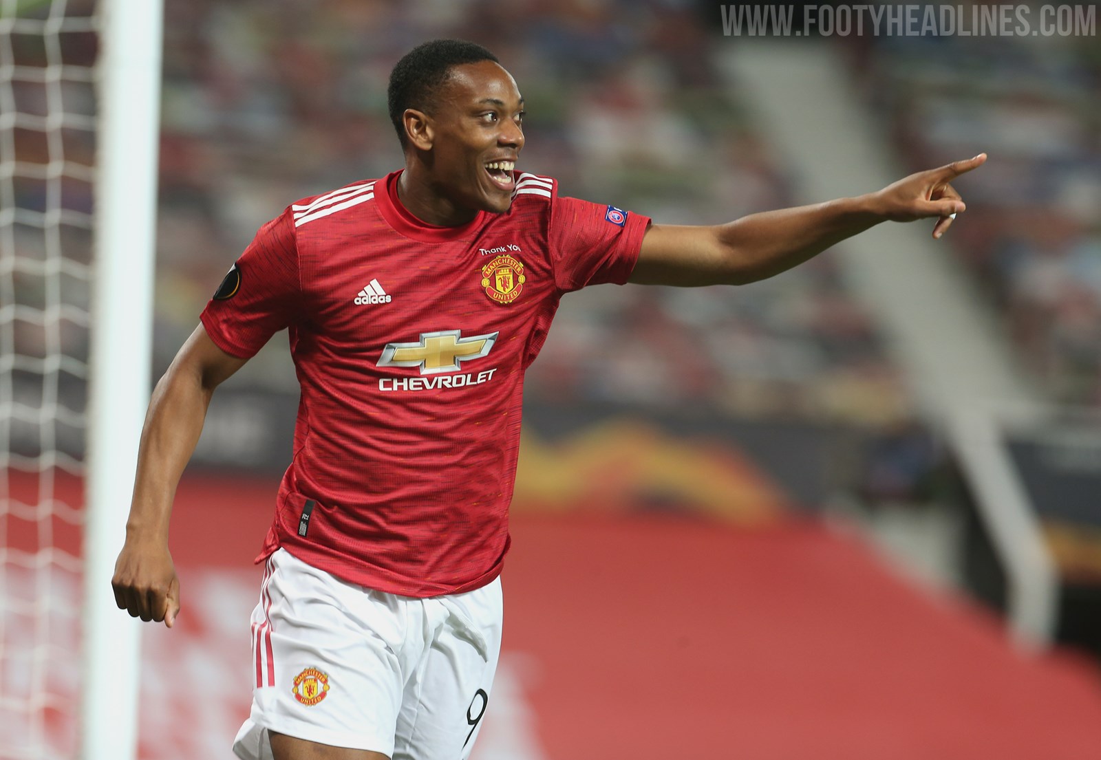 On Pitch: Manchester United 20-21 Home Kit With Alternative Socks ...