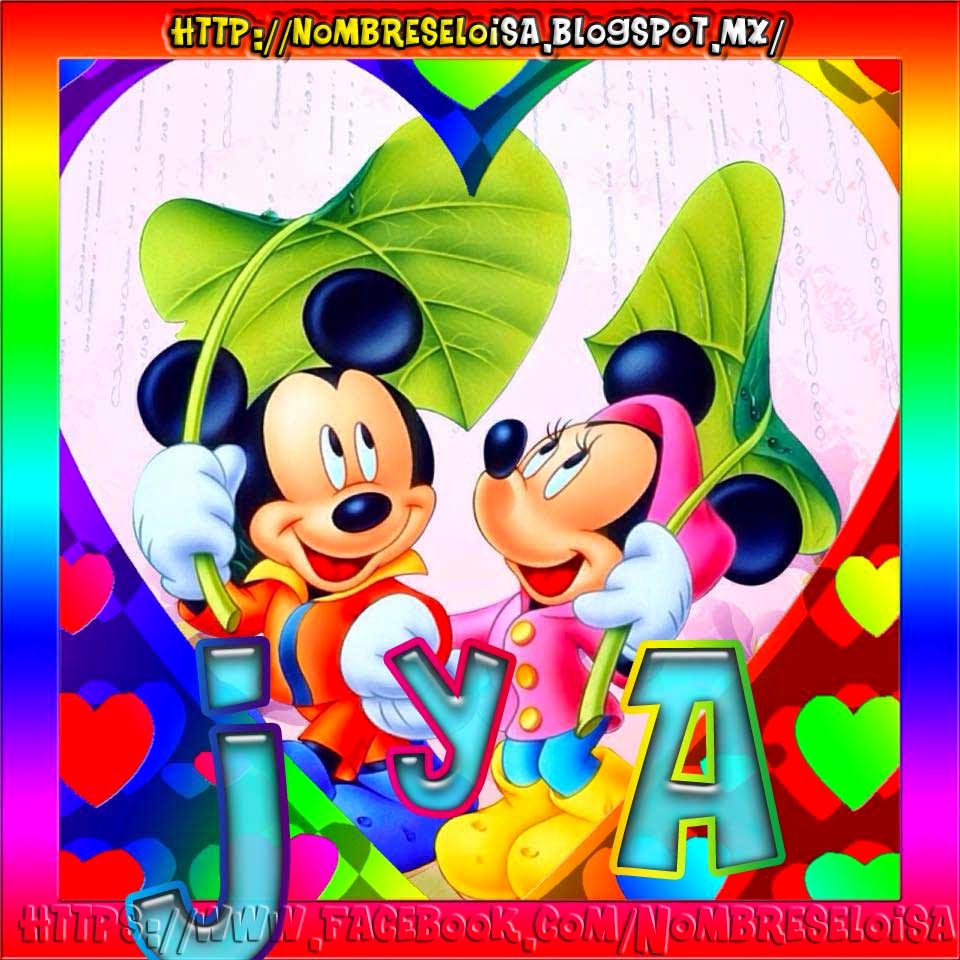 NombresEloisa.com: Corazón con Iniciales De pareja (J)