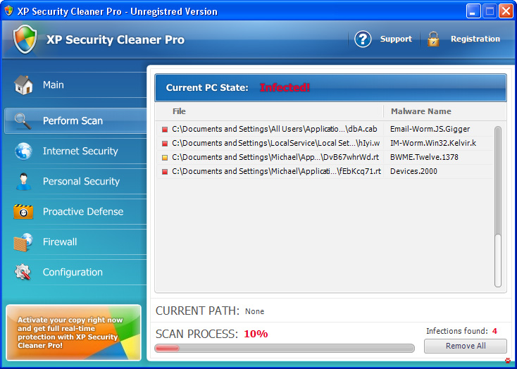 Virus Removal Videos: Remove XP Security Cleaner Pro