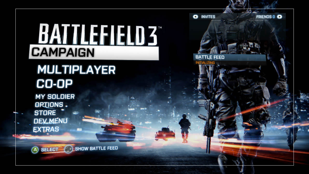 Vazaram screenshots do BF3 no Xbox 360