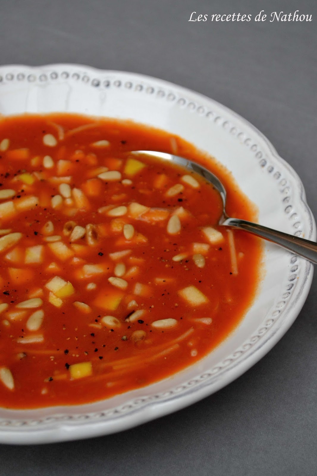 Ma cuisine au fil de mes idées...: Potage aux tomates épicé au curry ...