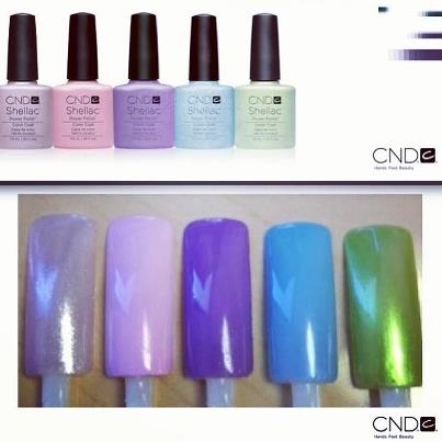 .: CND Shellac New spring colors 2013