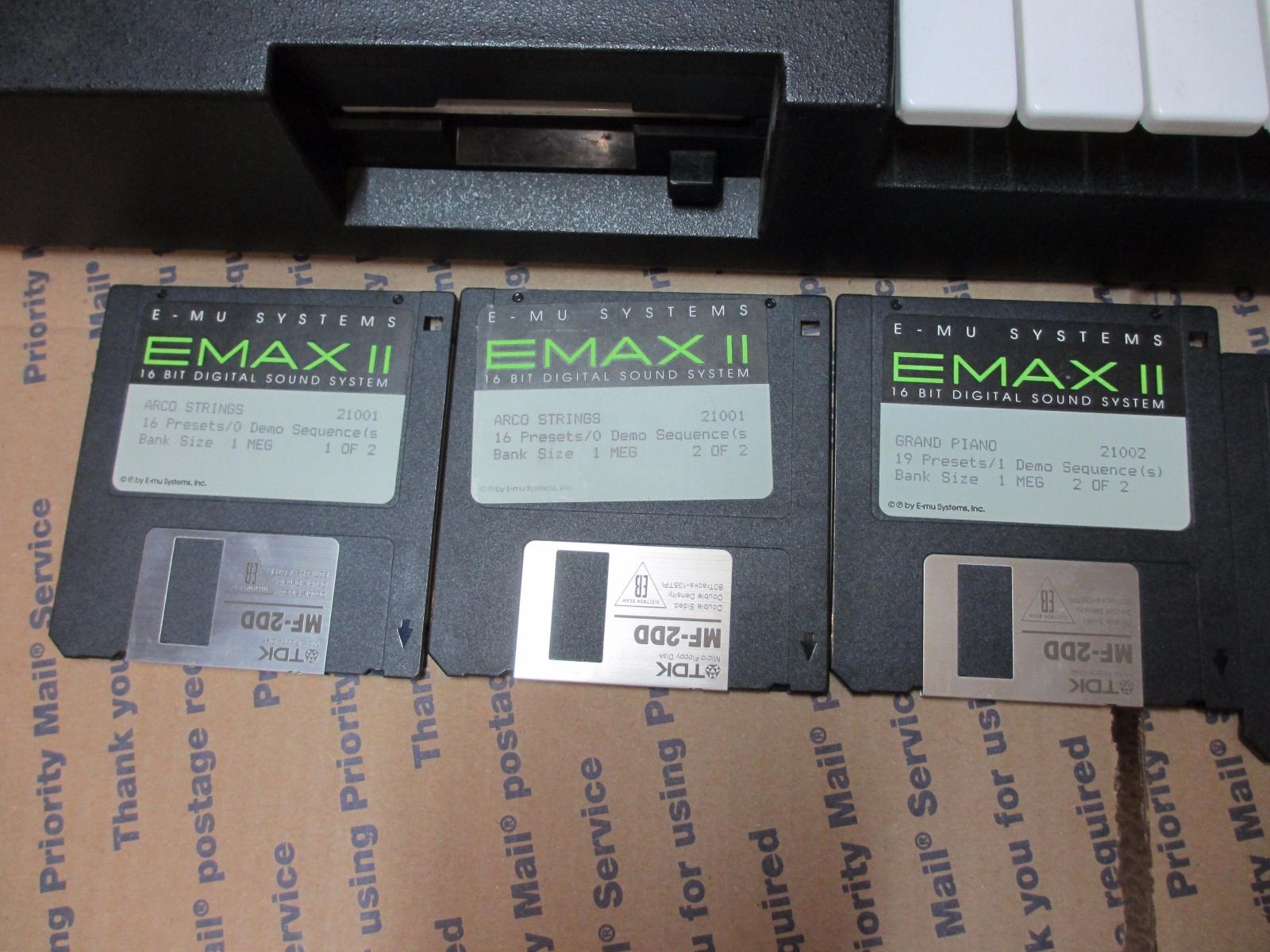 MATRIXSYNTH: E-mu systems EMAX II with Original Emu Sample Discs