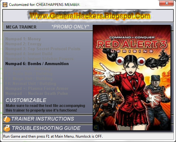 Command and conquer red alert 2 trainer - kjabikini