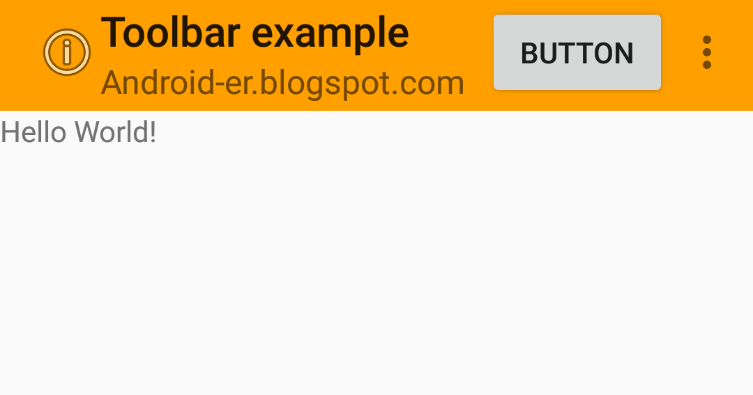 Android Er Add Button Inside Toolbar
